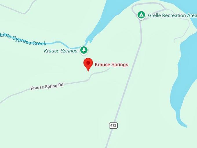 16. krause springs map