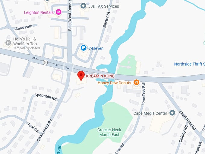 16. kream n&rsquo; kone map