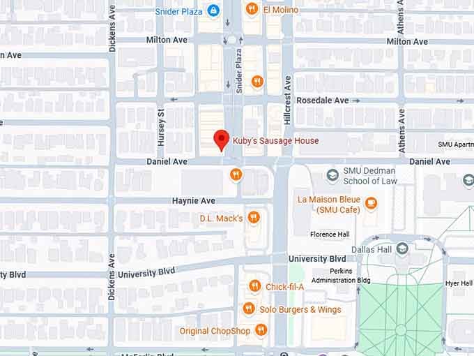 16. kuby's sausage house map