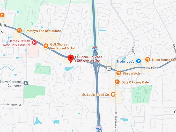 16. la bonne bouchée patisserie & cafe map