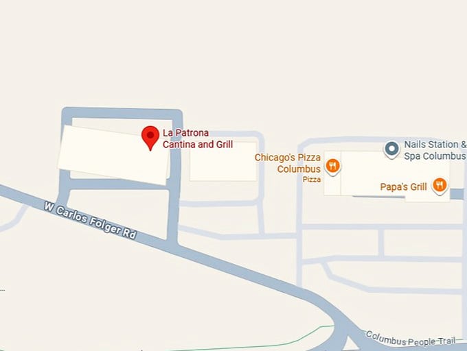 16. la patrona cantina and grill's map