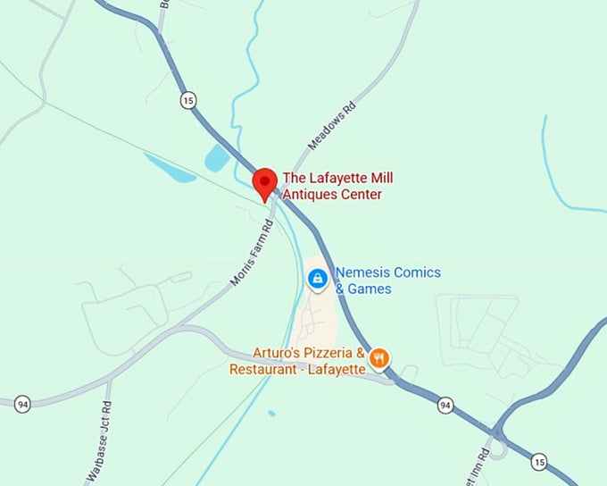 16. lafayette mill antiques center map
