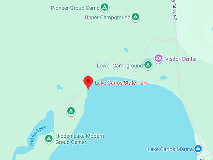 16. lake carlos state park map