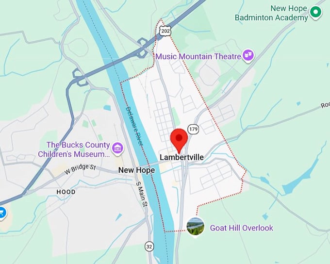 16. lambertville map