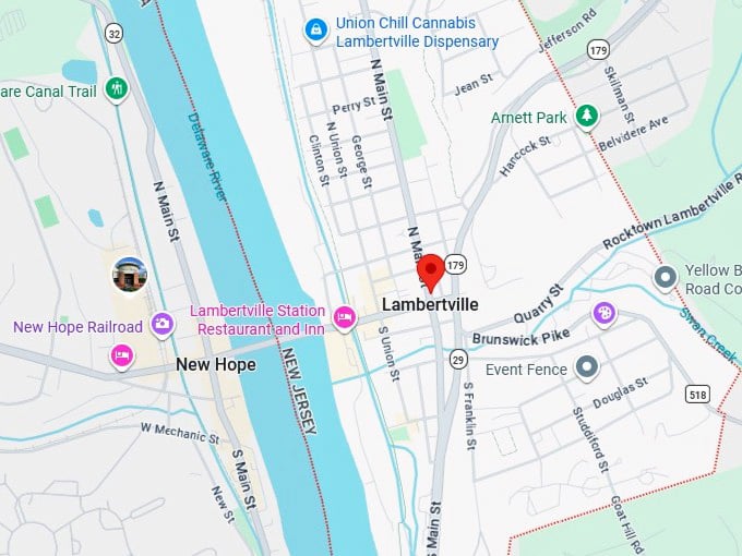 16. lambertville map