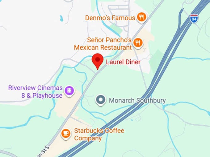 16. laurel diner map