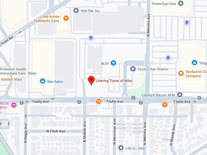 16. leaning tower of niles map