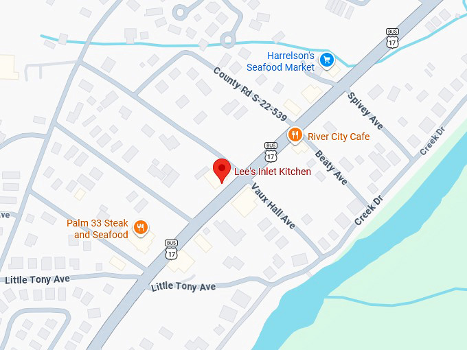 16. lee&rsquo;s inlet kitchen map