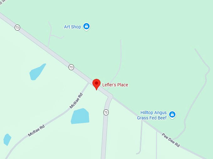 16. lefler's place map