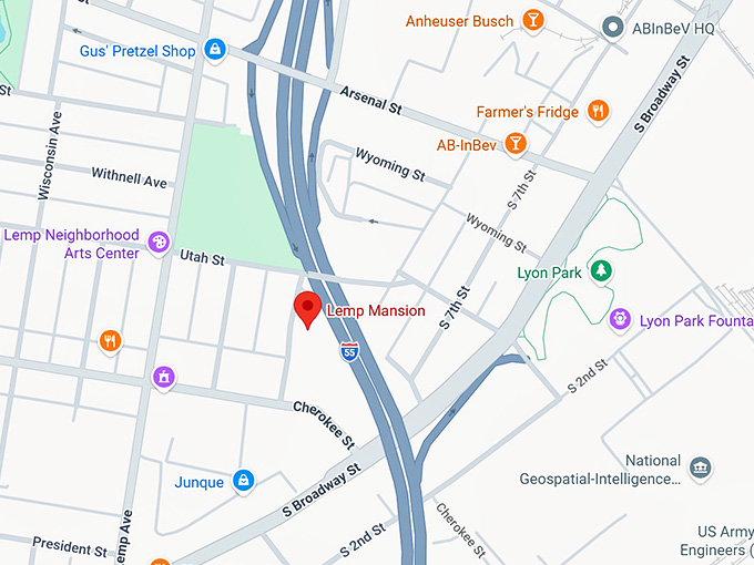 16. lemp mansion map