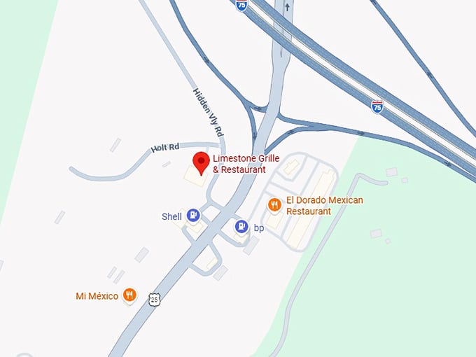 limestone grille & restaurant map