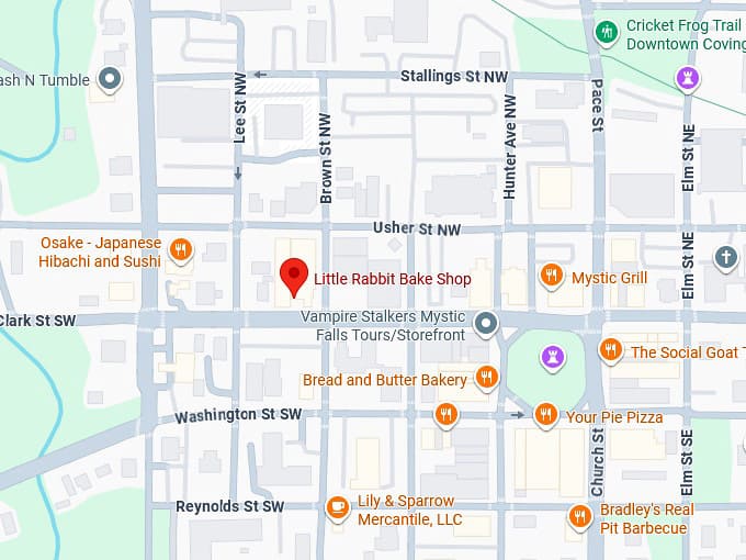 16. little rabbit bake shop map