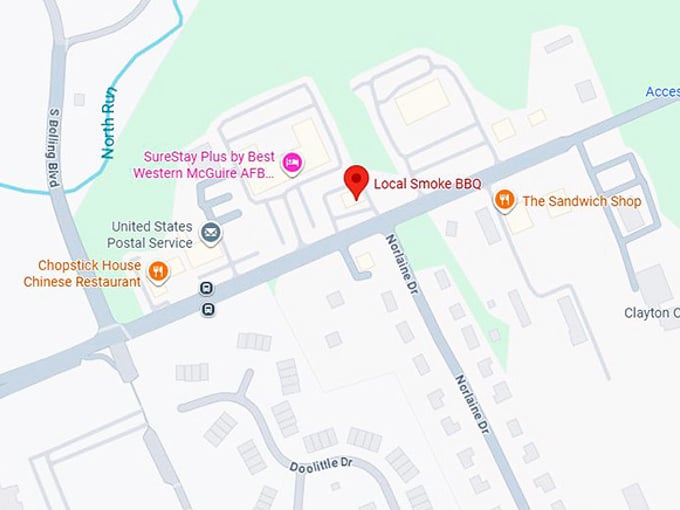 16. local smoke bbq map