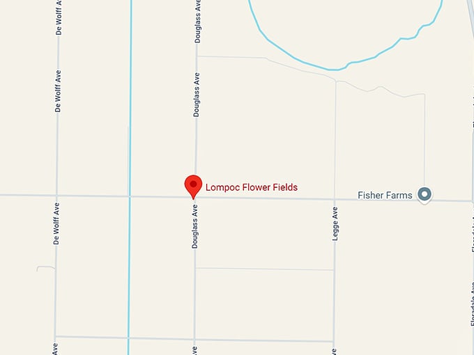 16. lompoc flower fields map