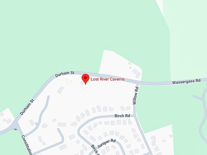 16. lost river caverns map