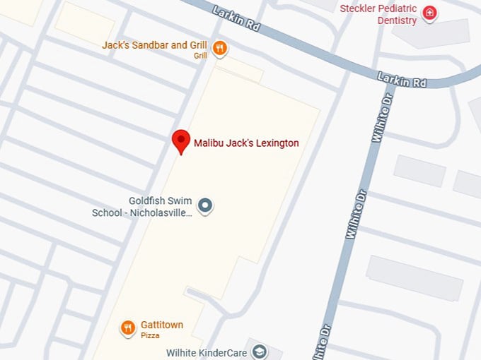 16. malibu jack's lexington map