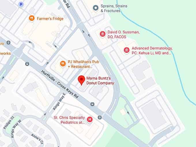 16. mama buntz's donut company map