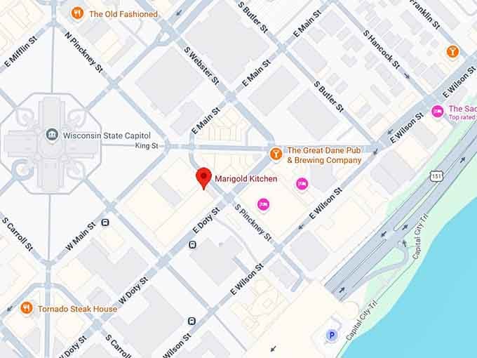 16. marigold kitchen map