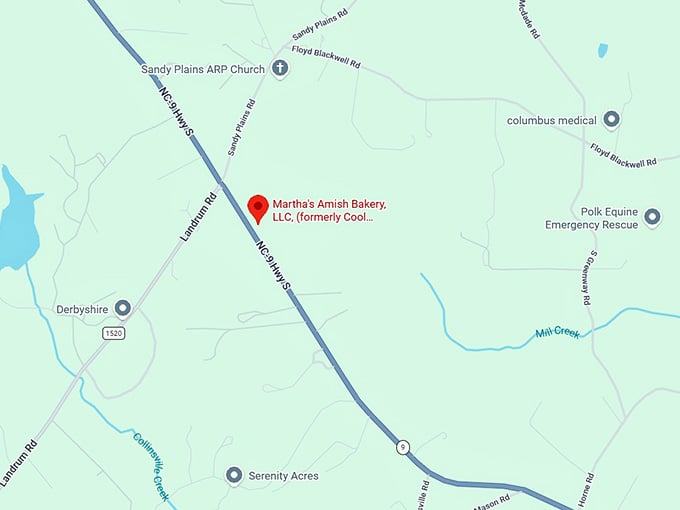 16. martha's amish bakery map