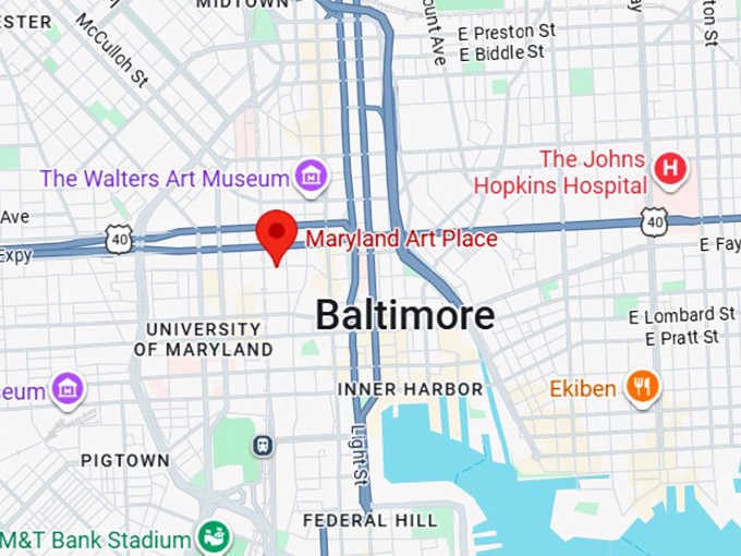 16. maryland art place inc map