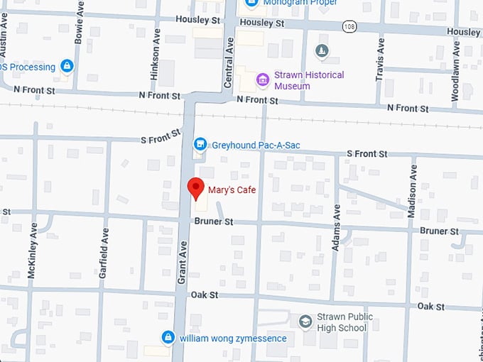 16. mary&rsquo;s cafe map