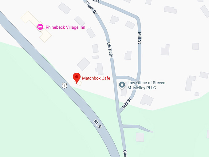 16. matchbox cafe map