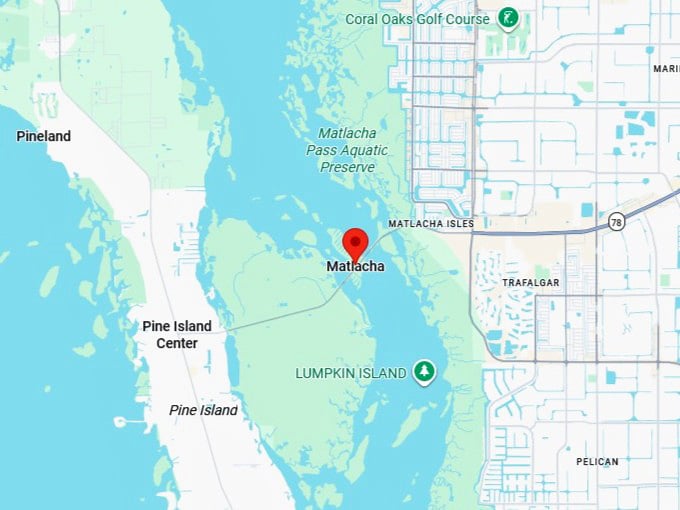 16. matlacha fl map