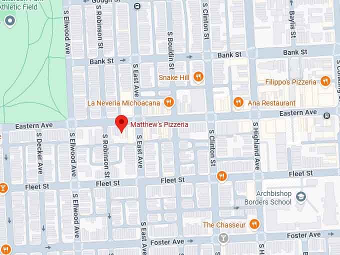 16. matthew&rsquo;s pizza map