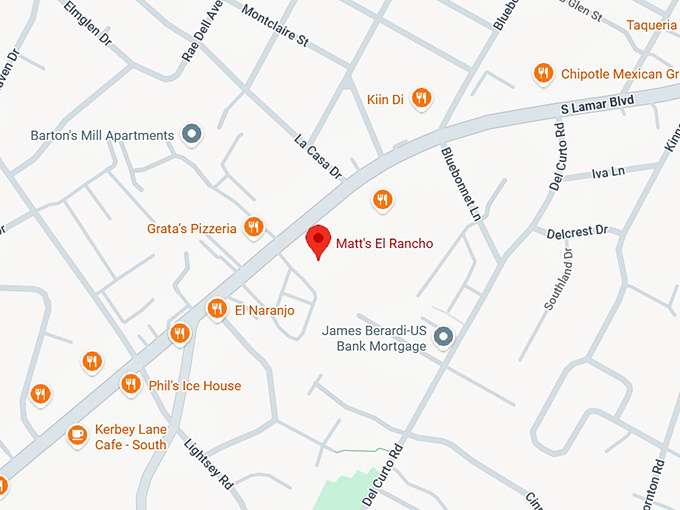 16. matt's el rancho map