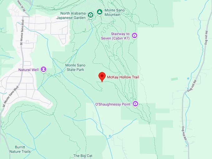 16. mckay hollow trail map