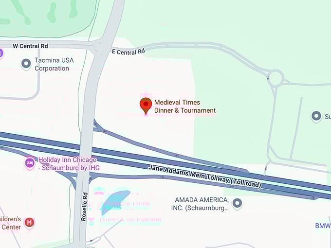 16. medieval times dinner & tournament map