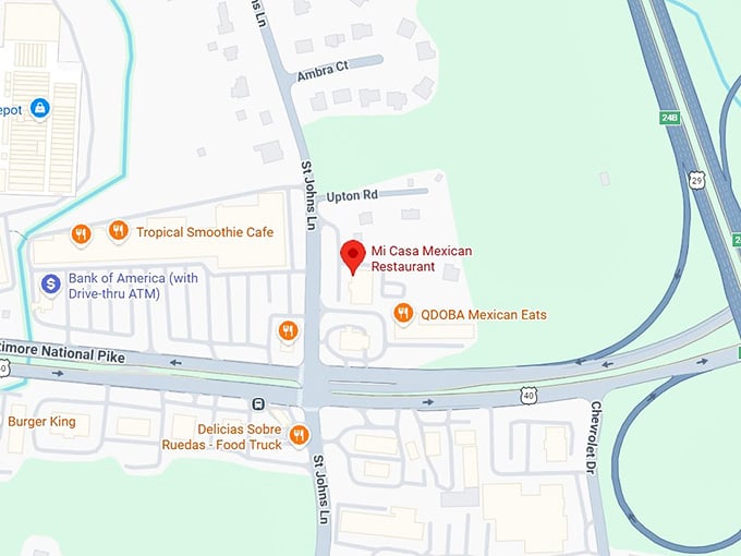 16. mi casa mexican restaurant map