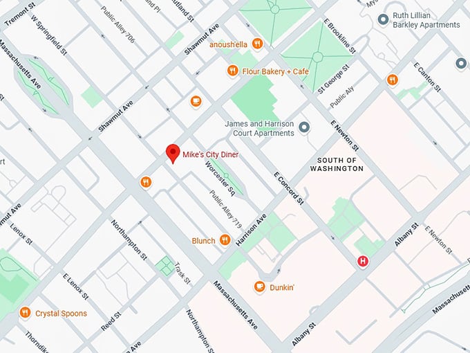 16. mike's city diner map