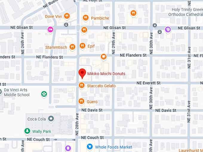 16. mikiko mochi donuts map
