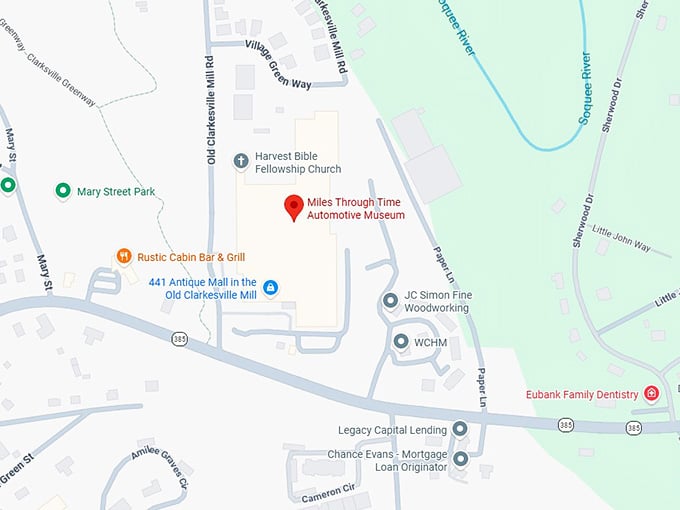 16. miles through time automotive museum map