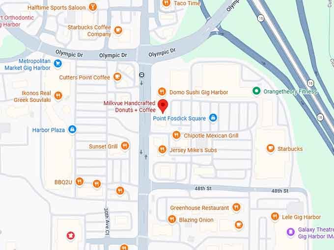 16. milkvue handcrafted donuts + coffee map