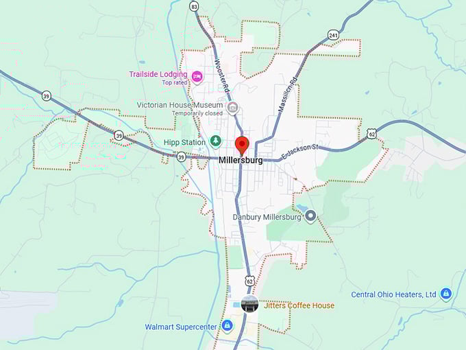 16. millersburg, oh map