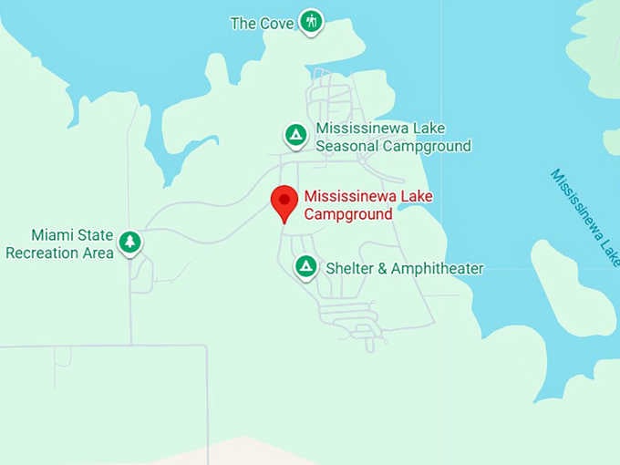 16. mississinewa lake campground map