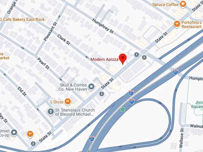 16. modern apizza map