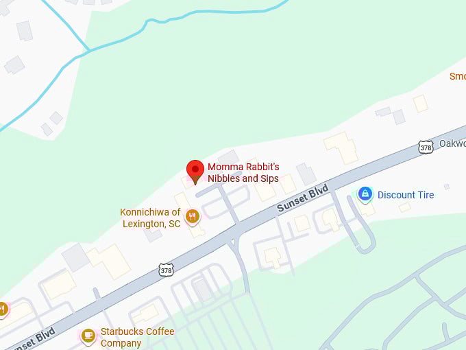 16. momma rabbit's nibbles and sips map