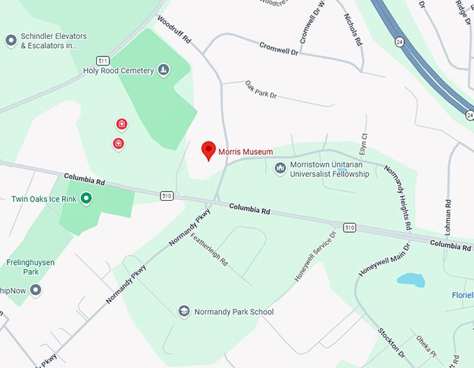 16. morris museum map