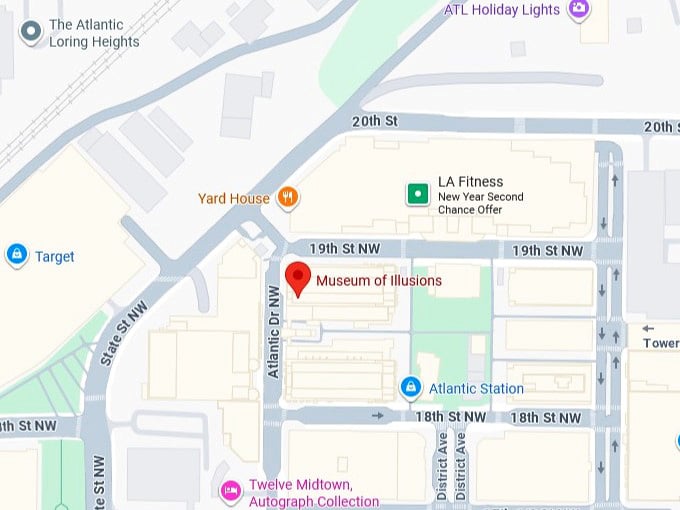 16. museum of illusions map