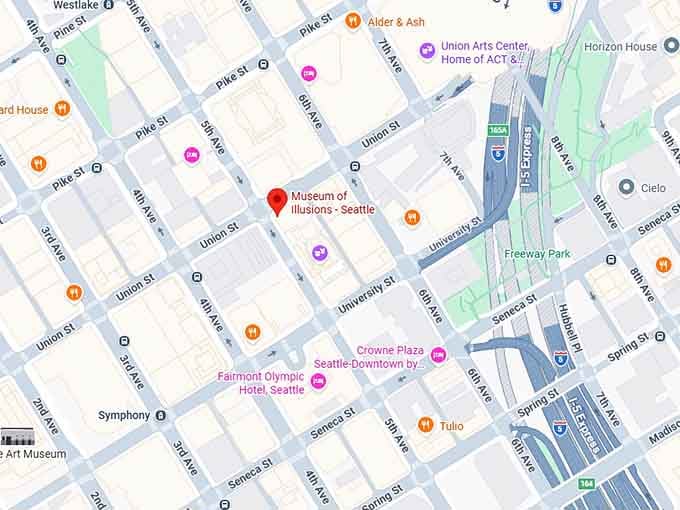 16. museum of illusions seattle map