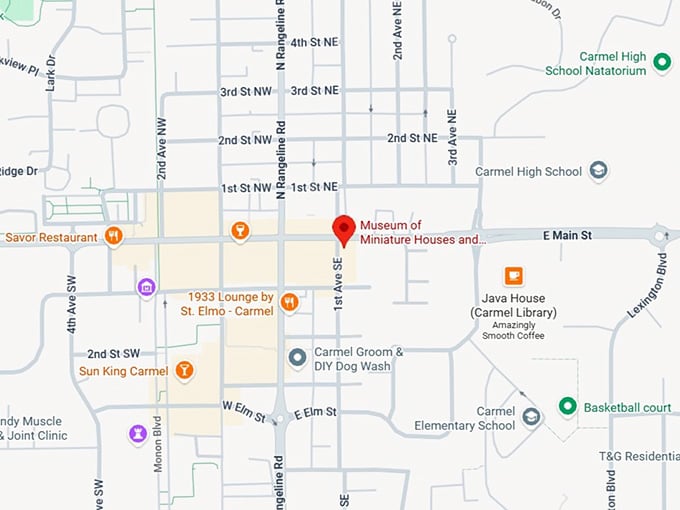 16. museum of miniature houses and other collections map