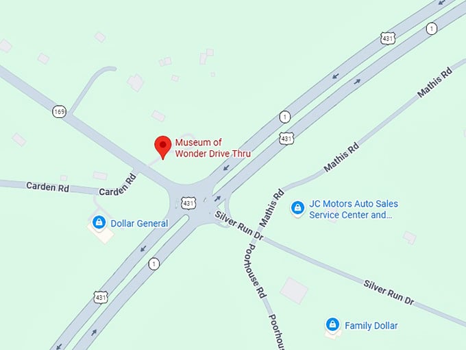 16. museum of wonder drive thru map