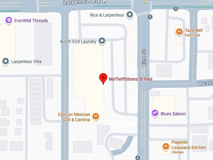 16. mythriftstores st paul map