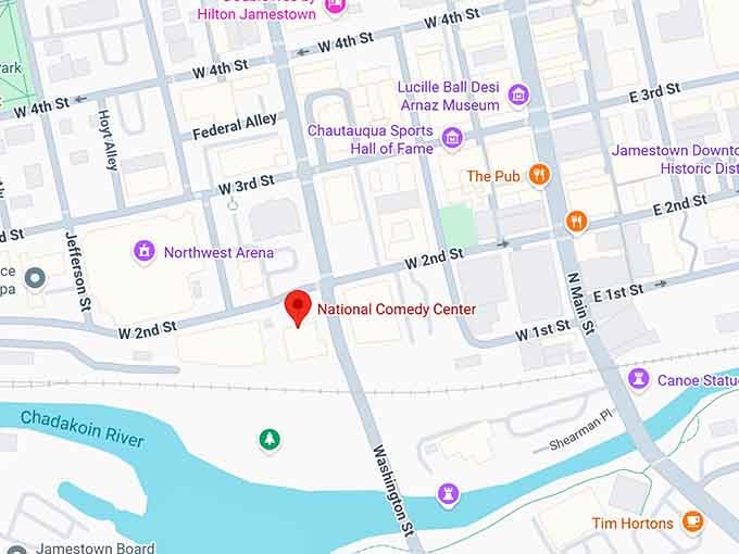 16. national comedy center map