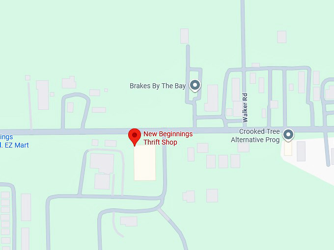 16. new beginnings thrift shop map