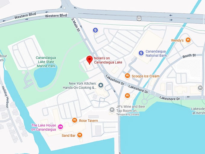 16. nolan's on canandaigua lake map
