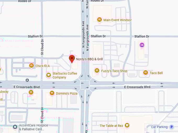 16. nordy's bbq & grill map